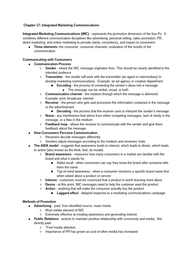 Integrated Marketing Communications | PDF