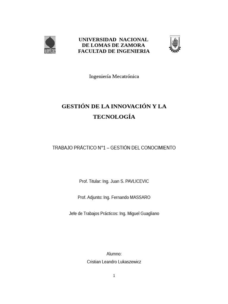 Tp N°1 Revisión profesor | PDF