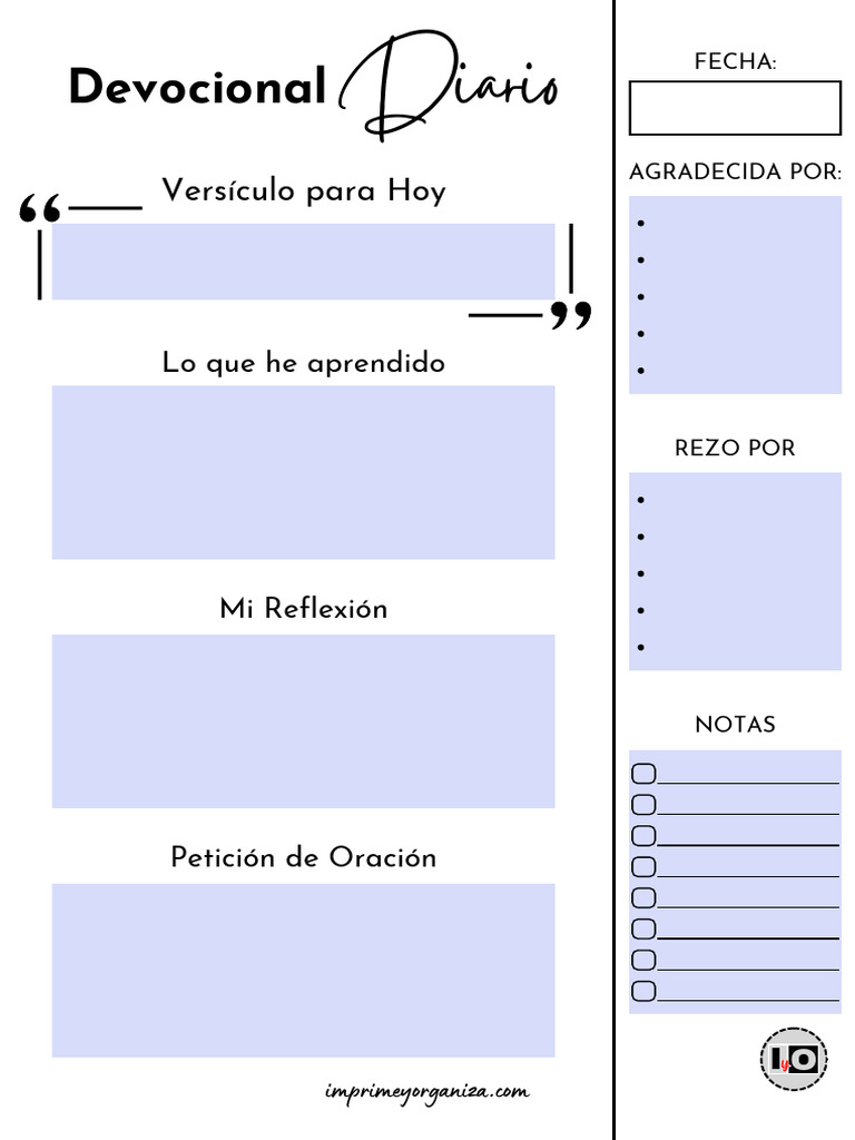 Diario de Oracion para Mujeres Lila | PDF