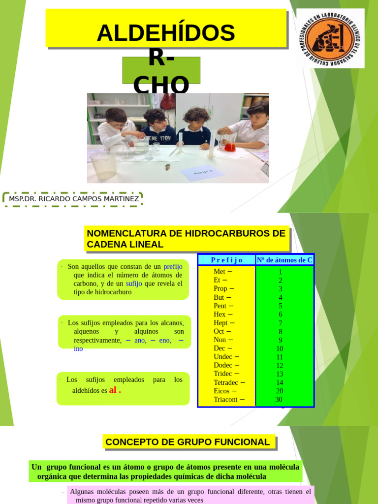 Clase 9 Aldehídos | PDF