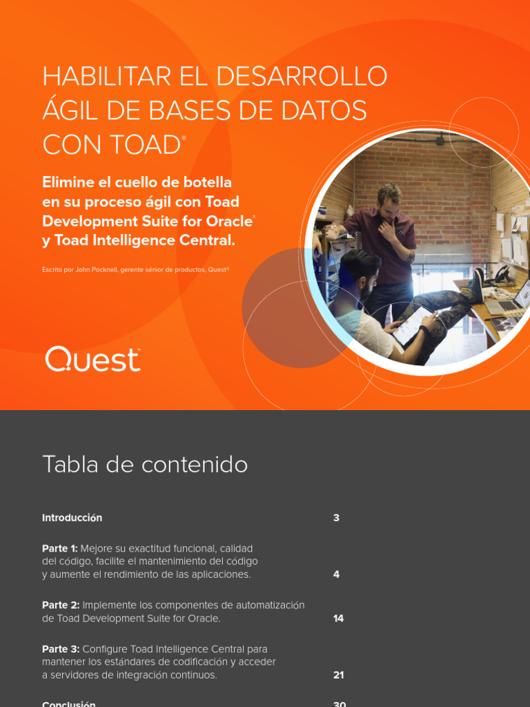 Habilitar El Desarrollo Gil de Bases de Datos Con Toad Ebook 25184 | PDF