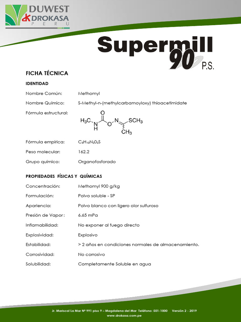 Ficha Técnica-SUPERMILL 90 PS | PDF