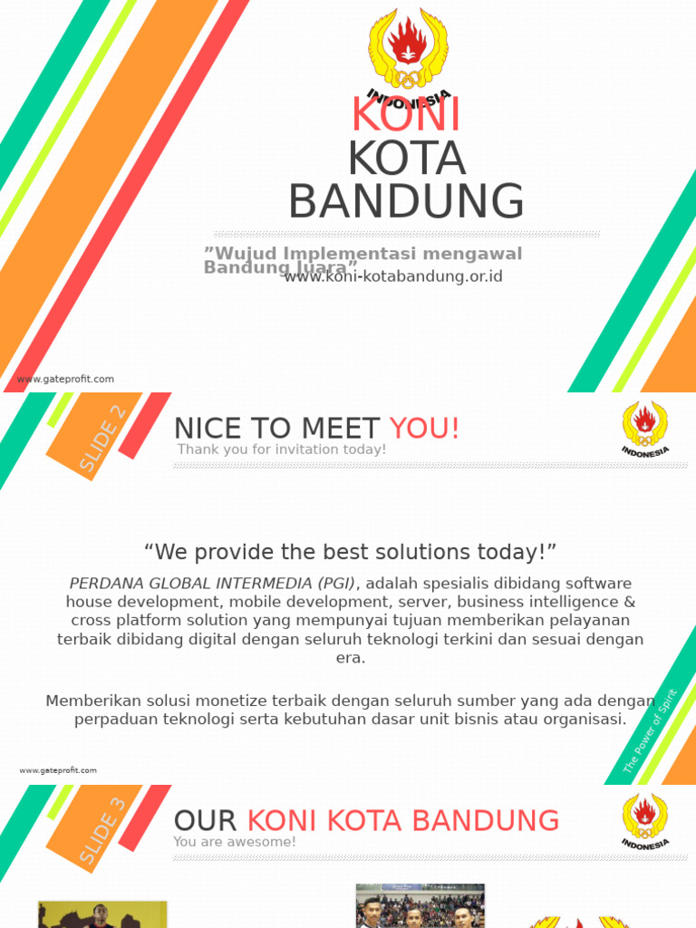 Proposal KONI Bandung | PDF