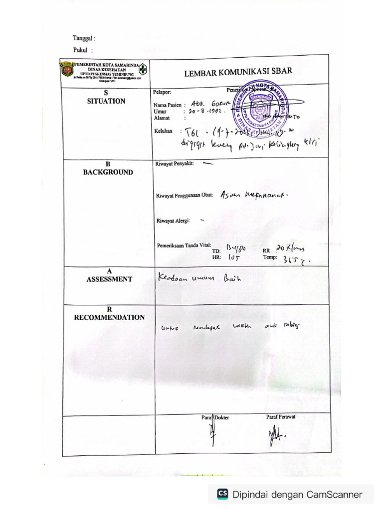 Bukti Sbar Dalam Formulir | PDF