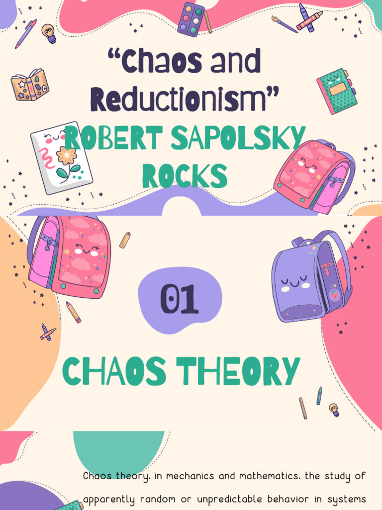 Chaos and Reductionism Aranza Sanchez | PDF