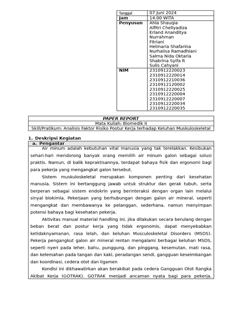 Paper Report - Kelompok 07 | PDF