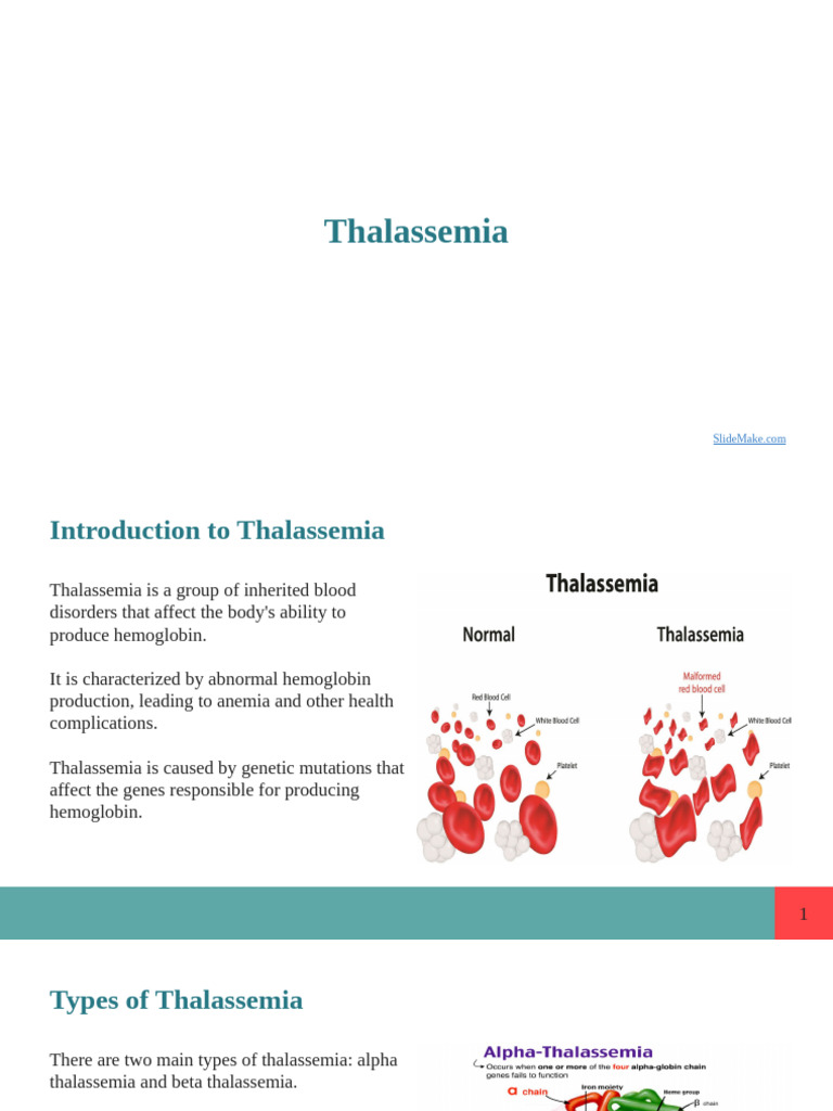 Thalassemia | PDF