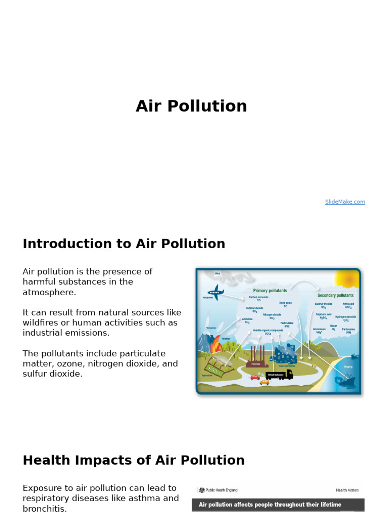 Air Pollution | PDF
