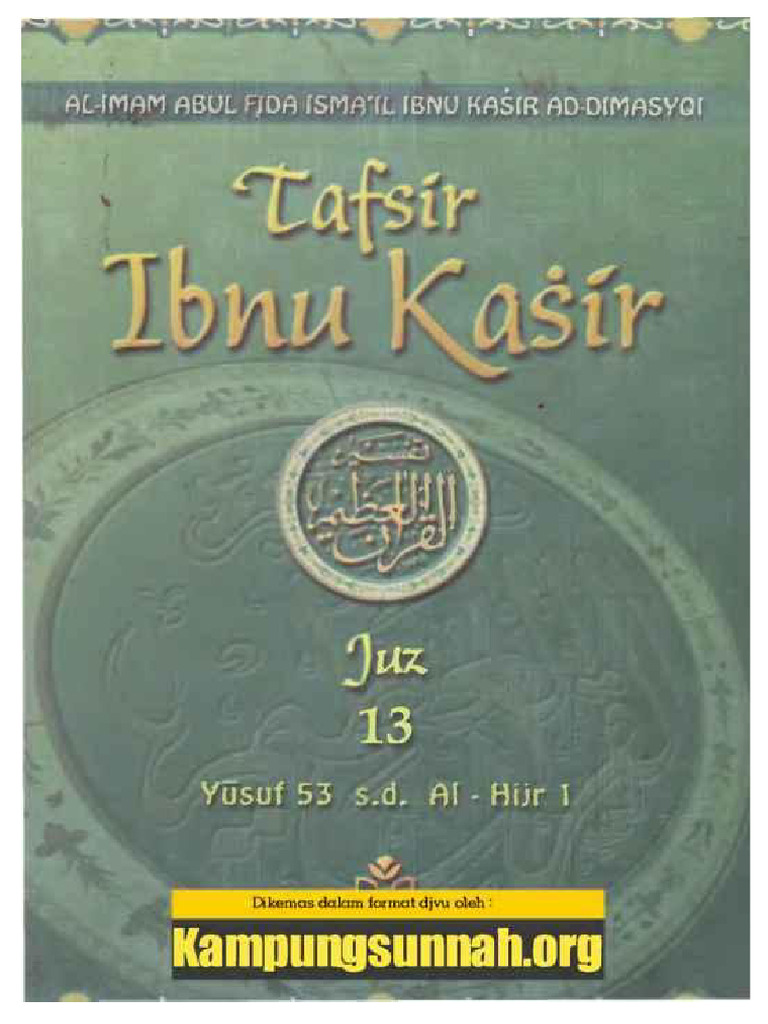Tafsir Ibnu Katsir Juz 13 (PDFDrive) | PDF