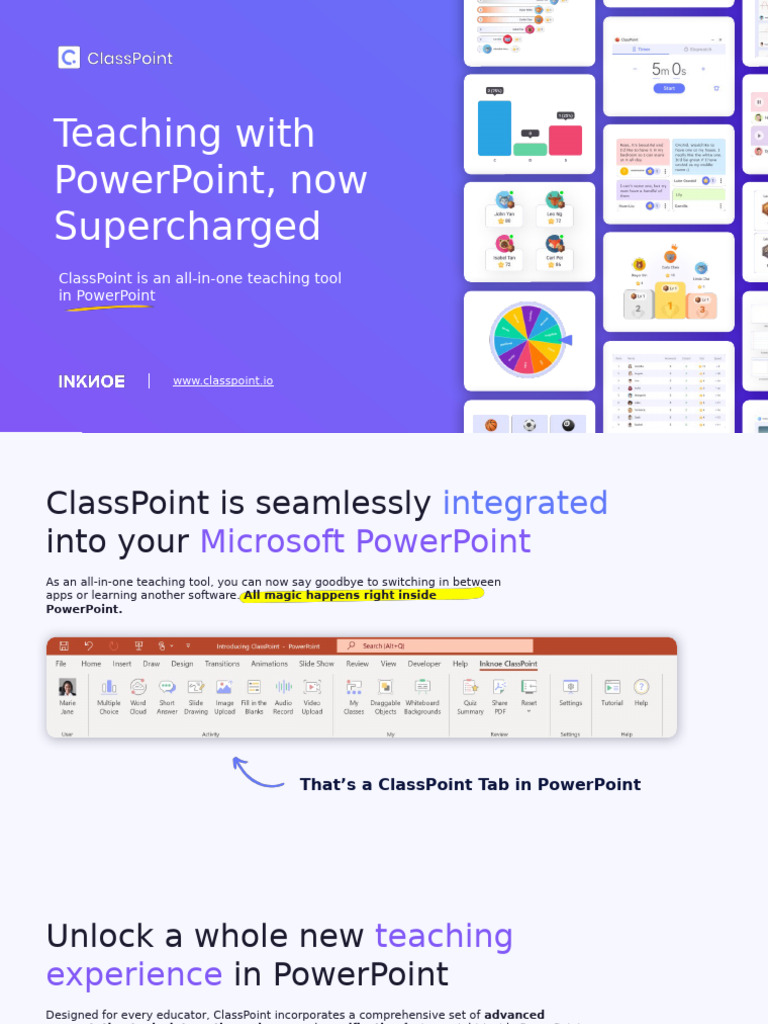 Introducing ClassPoint - LAC PPT Resource | PDF