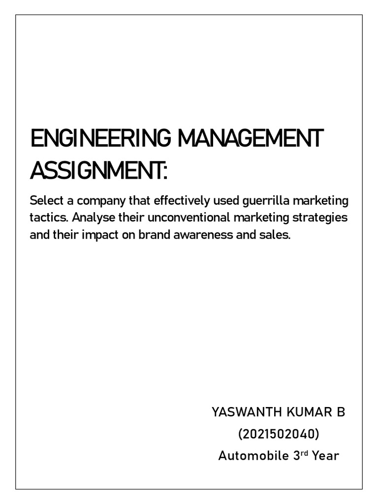 Guerilla Marketing | PDF