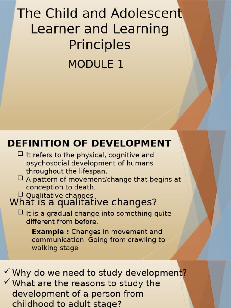 Module 1 Nature and Principles of Development | PDF