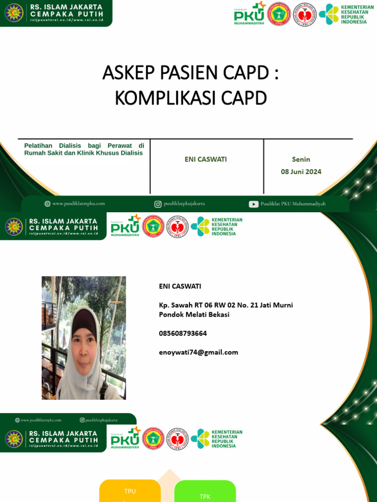 Komplikasi Capd Eni Ru | PDF