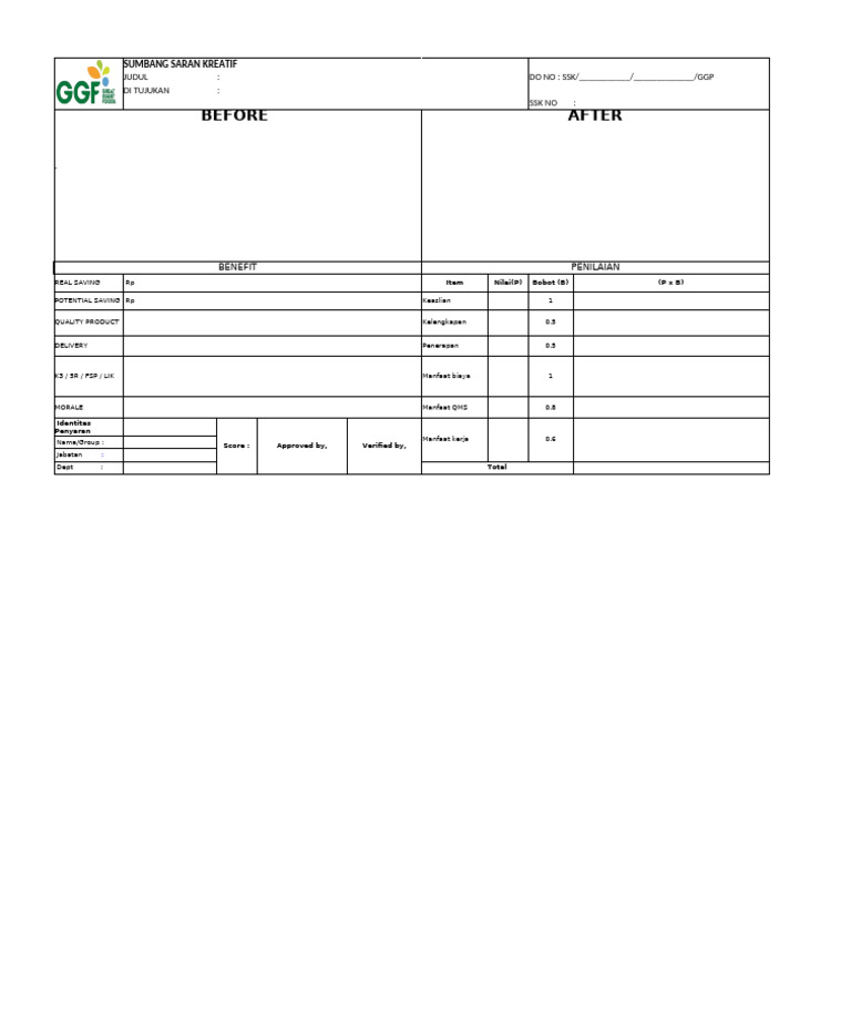 Format SSK 2021 | PDF