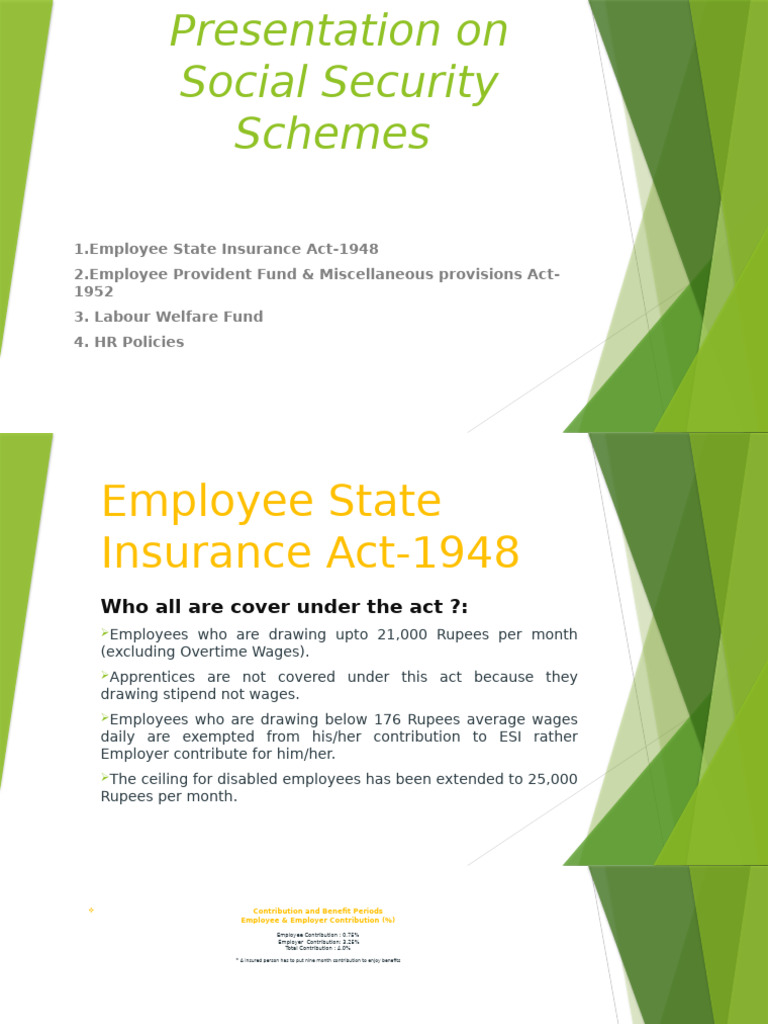 ESI & PF Training 14072024 | PDF