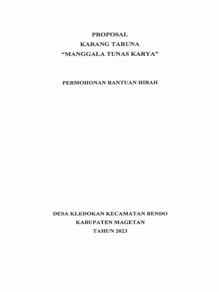 Proposal Kartun Lebah | PDF