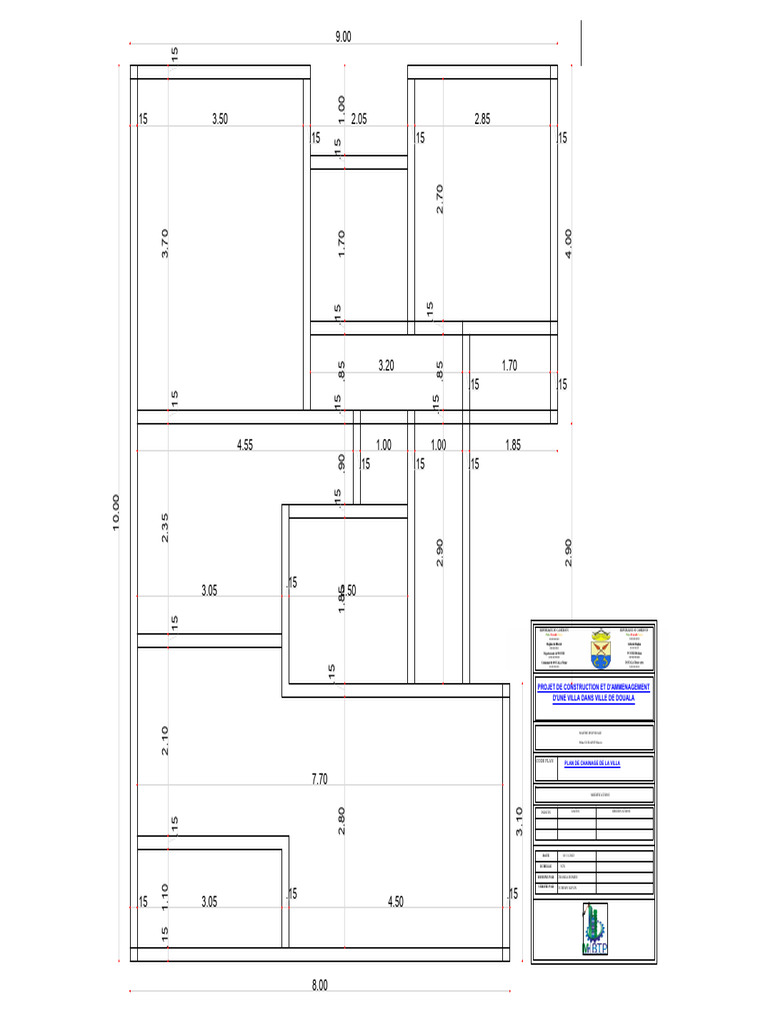 Plan de Chainage de La Villa | PDF