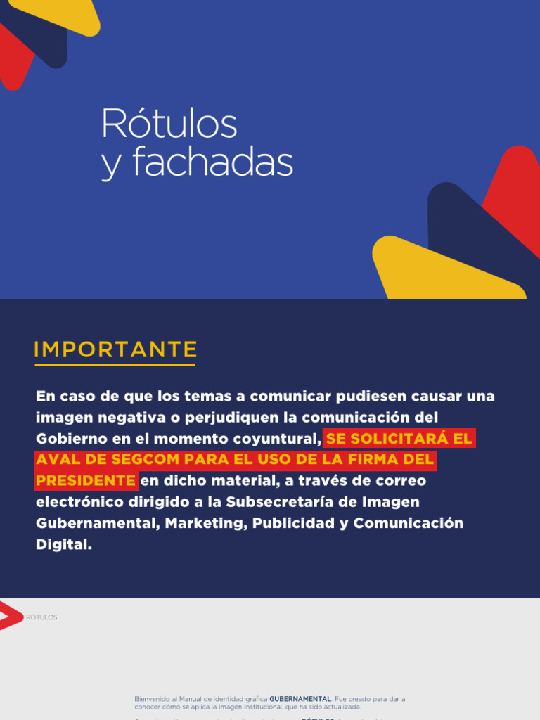 MANUAL ROTULOS FACHADAS | PDF