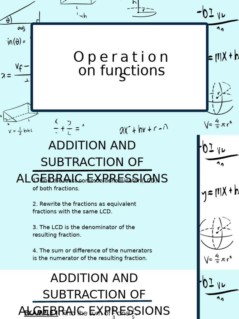 Operations On Functions | PDF