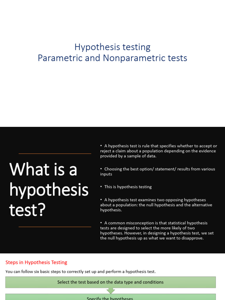 Hypothesis Testing | PDF