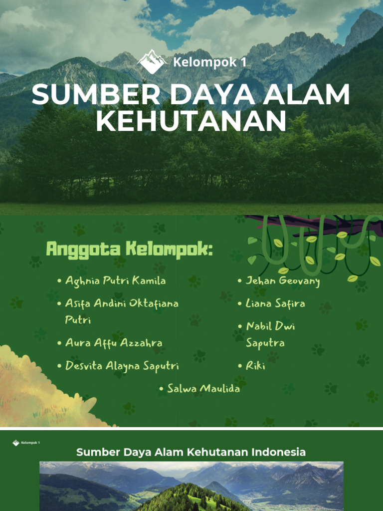 XI 7 SDA Kehutanan | PDF