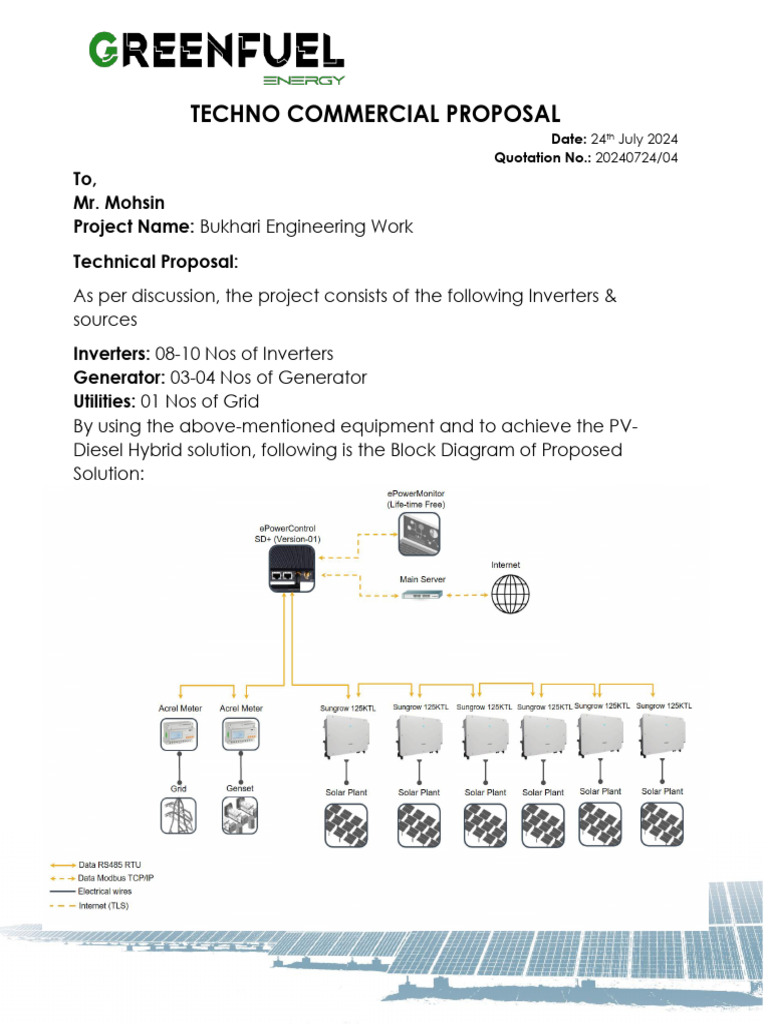 ELUM Techno-Commercial Proposal | PDF
