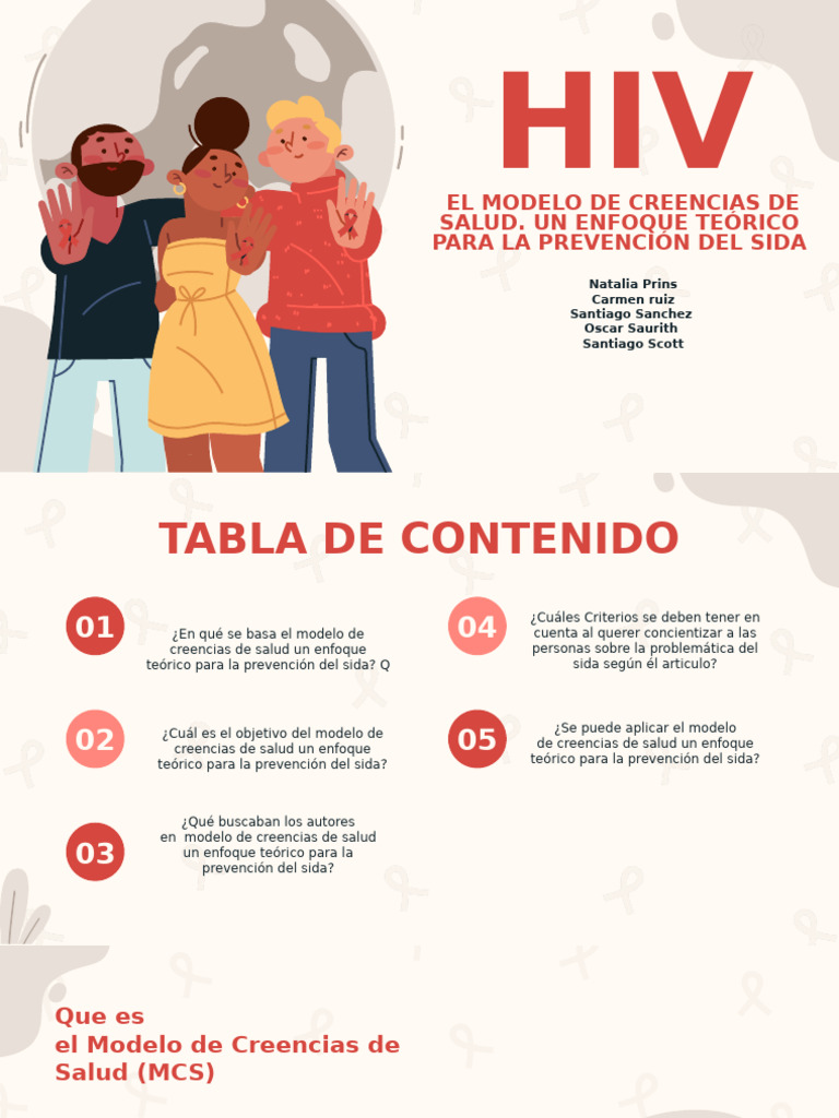 Modelo de Creencias de Sauld MCS | PDF