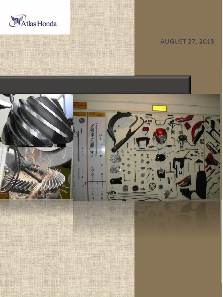 Modified Atlas Honda Internship Report | PDF