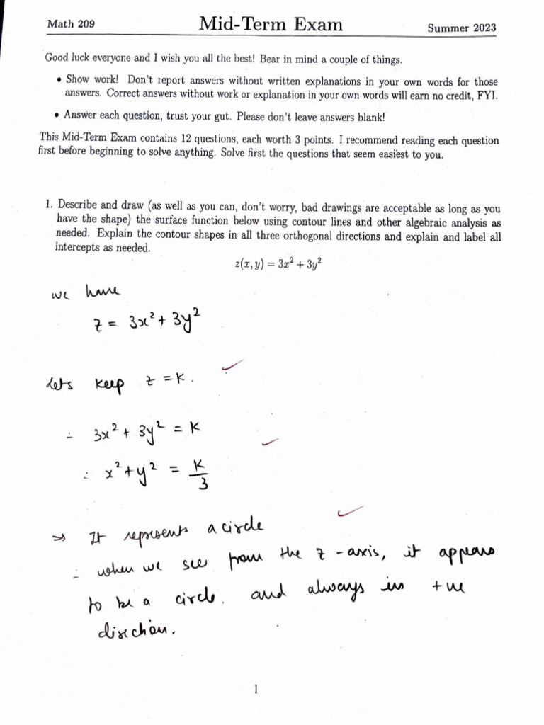 MID-TERM Paper Answers | PDF