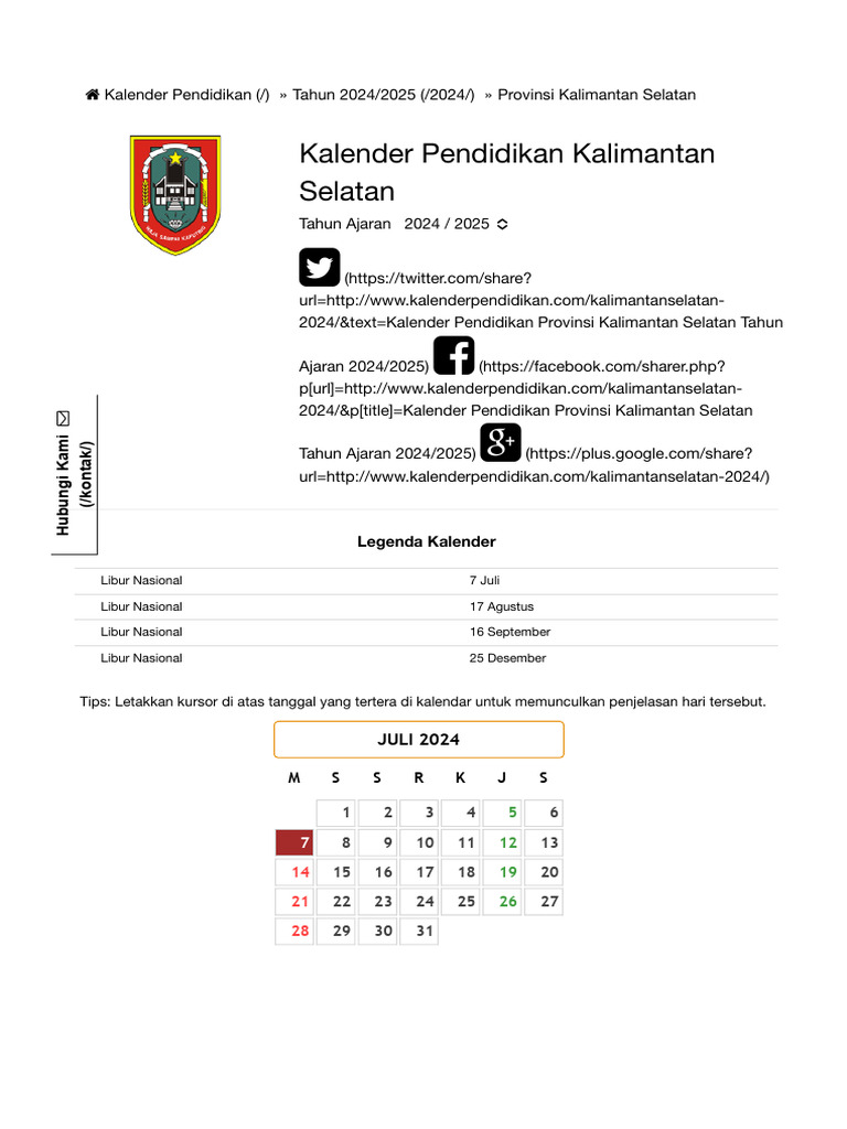 Kalender Pendidikan | PDF