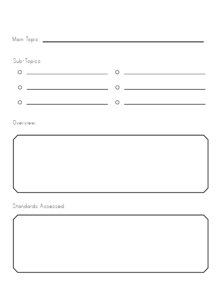 Unit Planner | PDF
