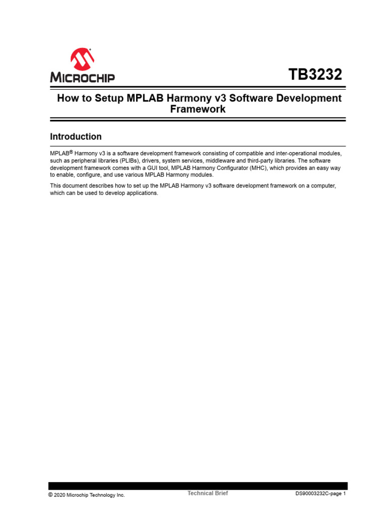 How To Setup MPLAB Harmony v3 Software Development Framework ...