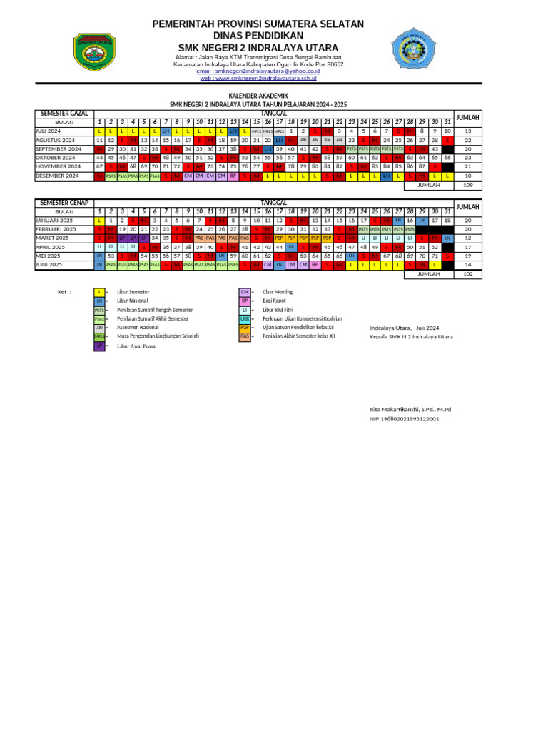 Kalender Pendidikan 2024-2025 | PDF