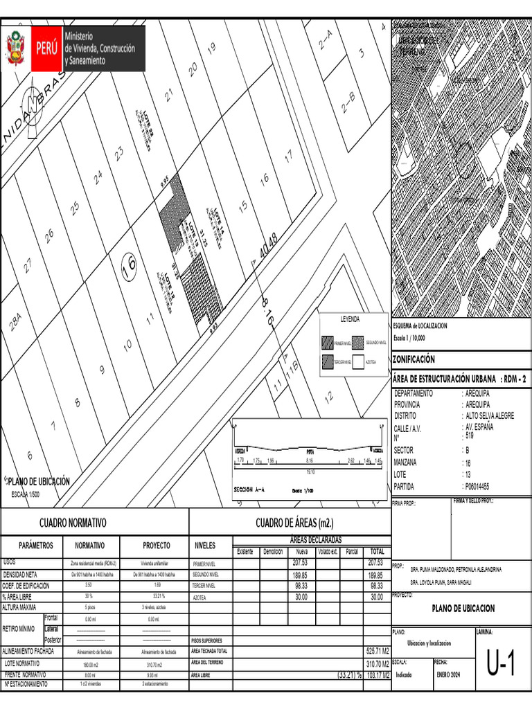 Plano de Ubicacion y Perimetrico-Ubicacion | PDF