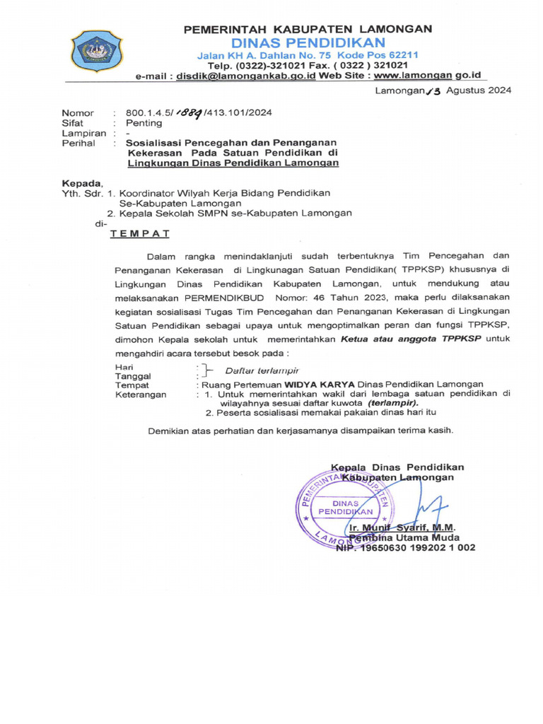 Sosialisasi TPPKSP | PDF