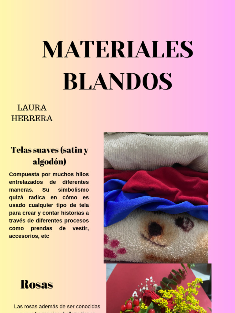 Imagenes de Materiales Blandos | PDF