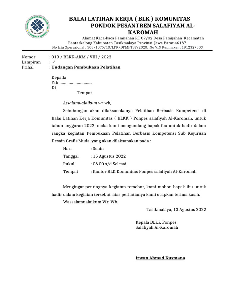 UNDANGAN PEMBUKAAN DAN PENUTUPAN | PDF UNDANGAN PEMBUKAAN DAN PENUTUPAN | PDF