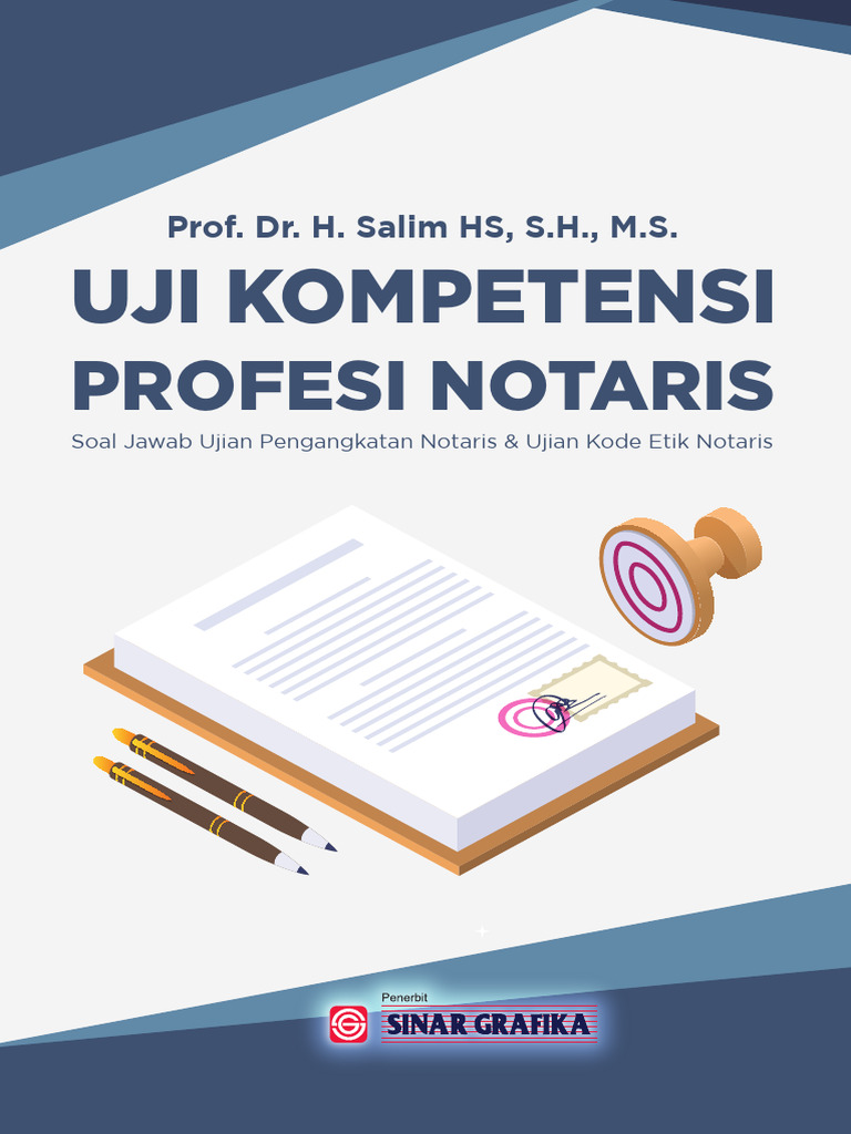 Uji Kompetensi Profesi Notaris - Salim HS | PDF