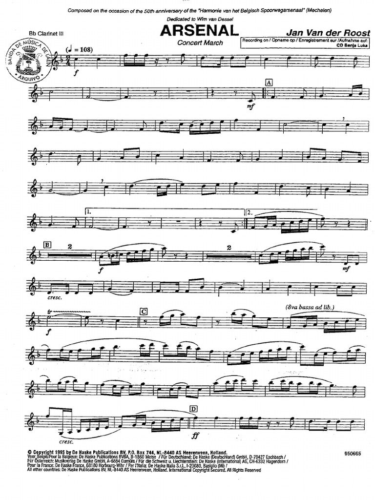 Arsenal-Concert-March-Jan-Van-Der-Roost-Pdf - Ensaio 07-08-2023 - BSMV ...