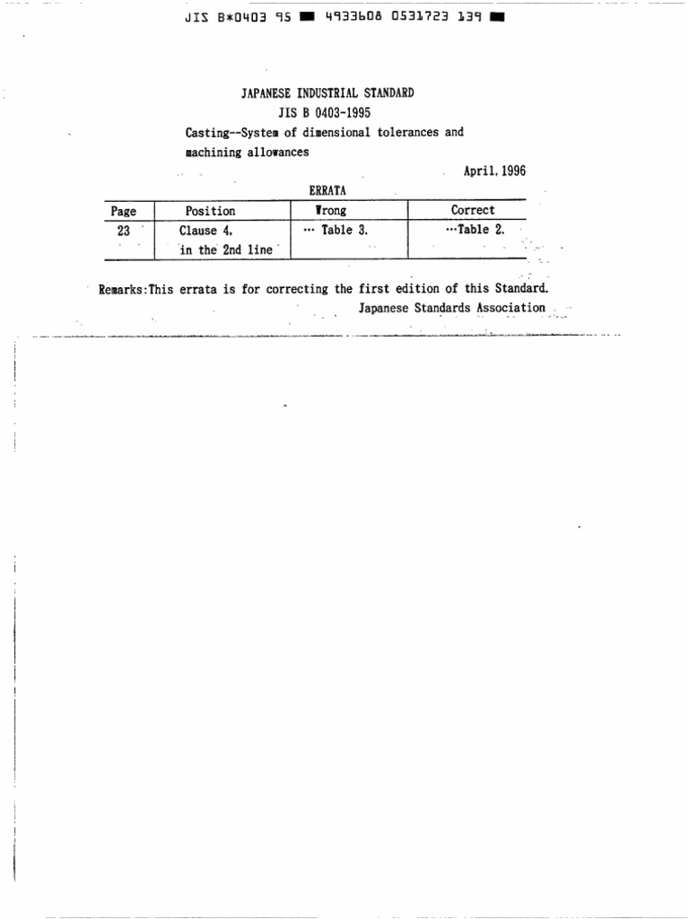 Jis B 0403 | PDF | Japan