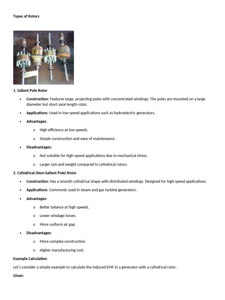 Types of Rotors | PDF