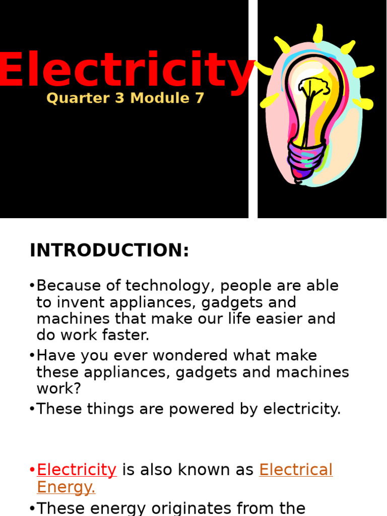 Electricity | PDF