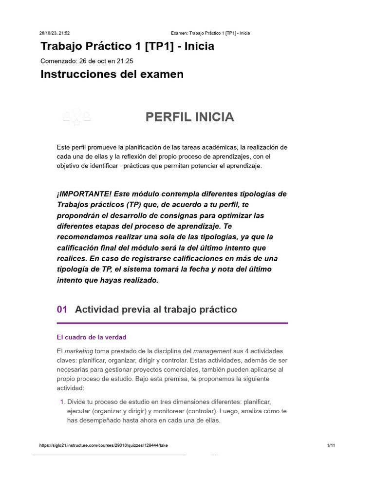 Marketing TP1 100 | PDF