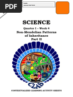 Detailed Lesson Plan Grade 9 Biology Heredity: Inheritance and ...