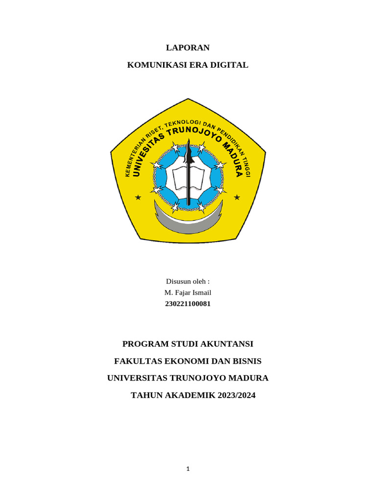 Laporan Komunikasi Era Digital | PDF Laporan Komunikasi Era Digital | PDF