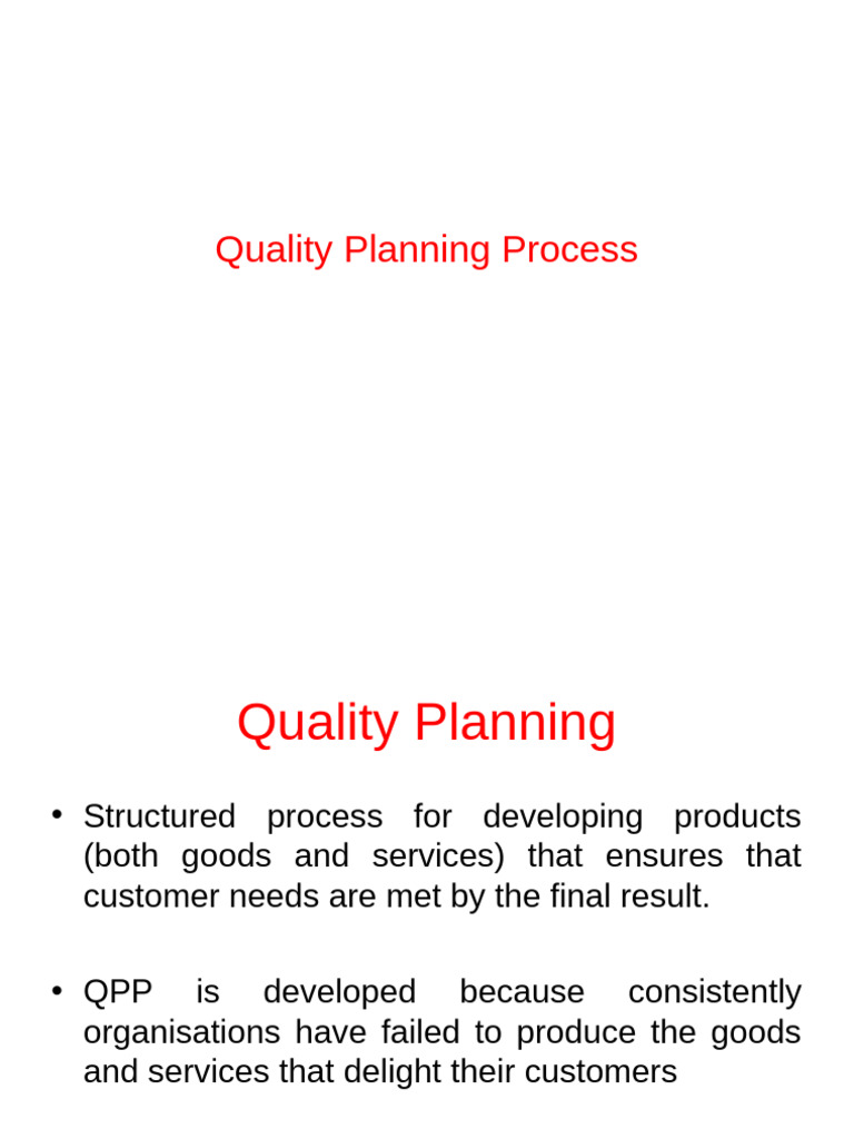 Quality Process | PDF
