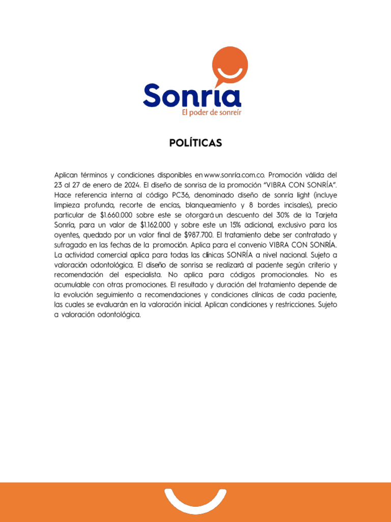Legales Vibra Con Sonria | PDF