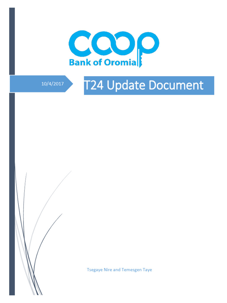 T24 Update Document | PDF
