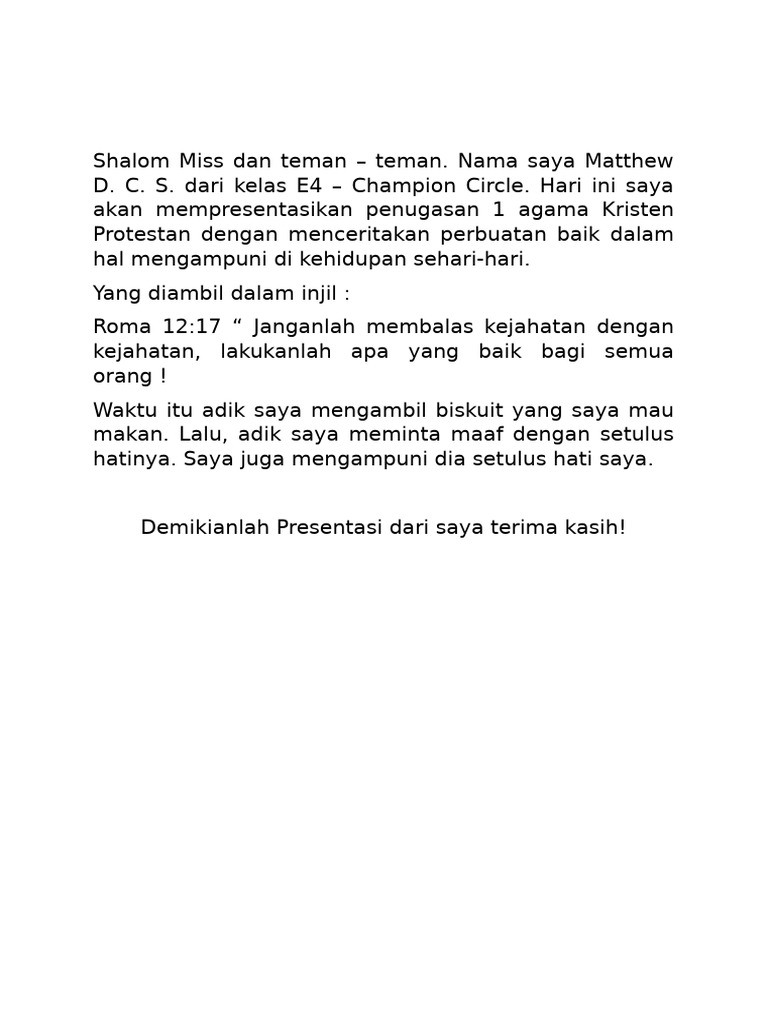 Religion Ass 1 | PDF