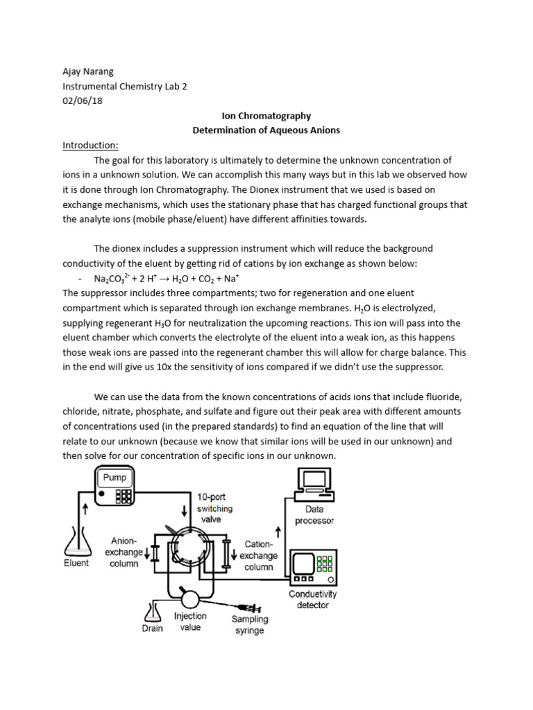 Ion Chromatography | PDF